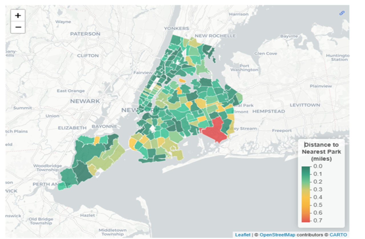 Unequal Ground: Mapping Park Access Inequality Across New York City ...